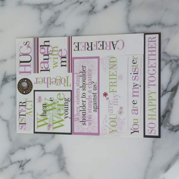 Hobby Lobby | Office | Sisters Bundle Of 2d Stickers Sister Quotes ...
